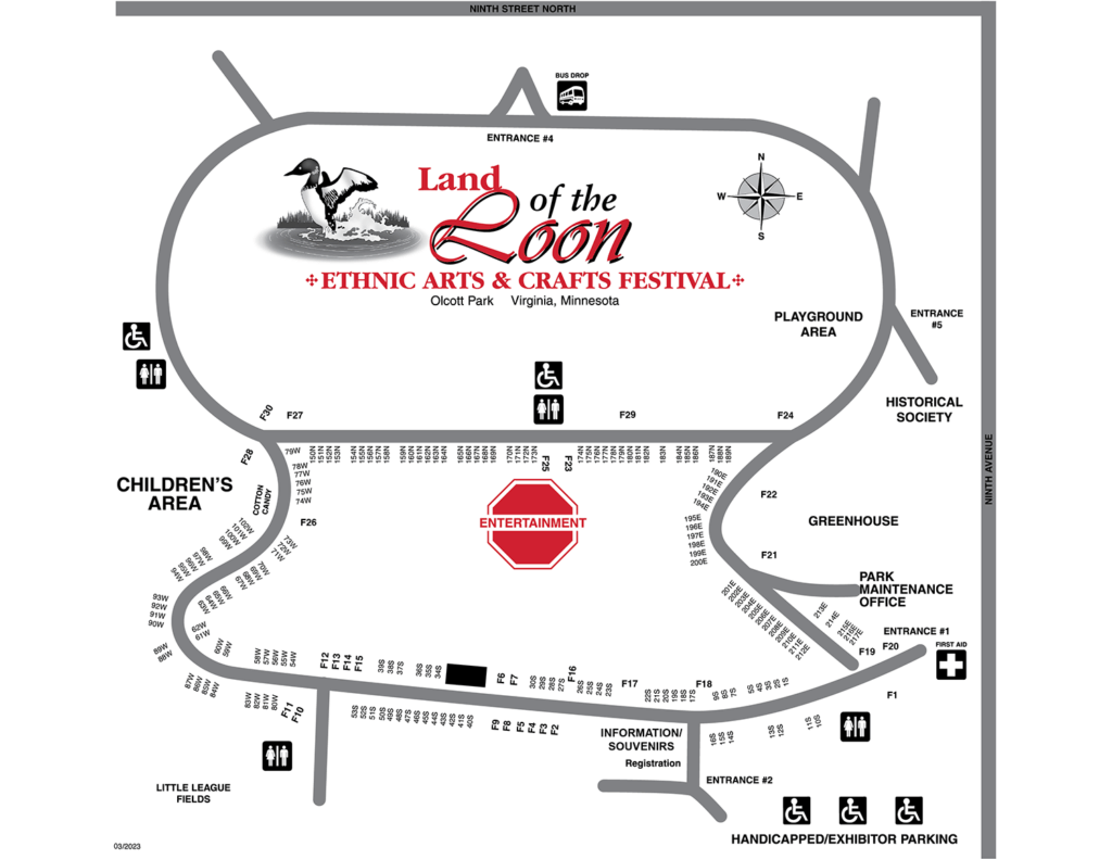 Festival Map | Land of the Loon Arts & Crafts Festival